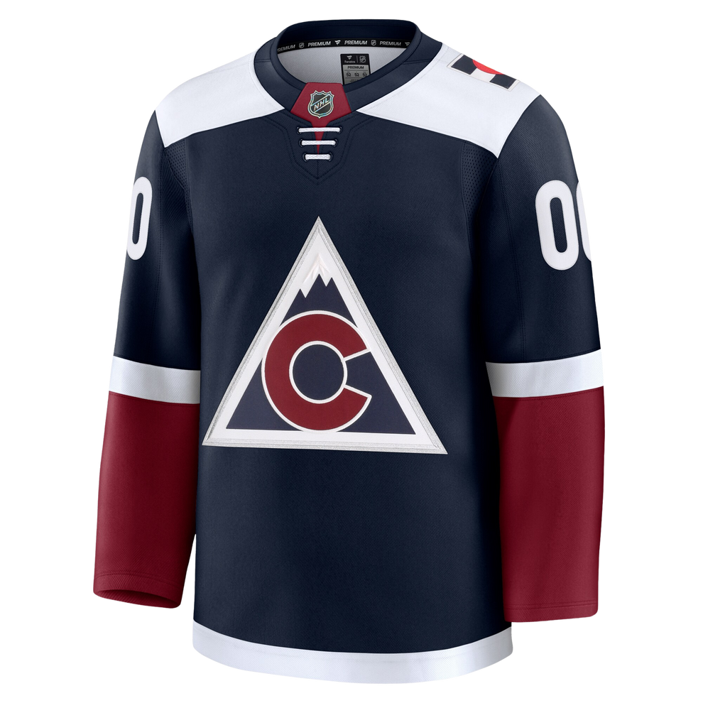 Customizable Colorado Avalanche 2024 Fanatics Premium Official THIRD A ...