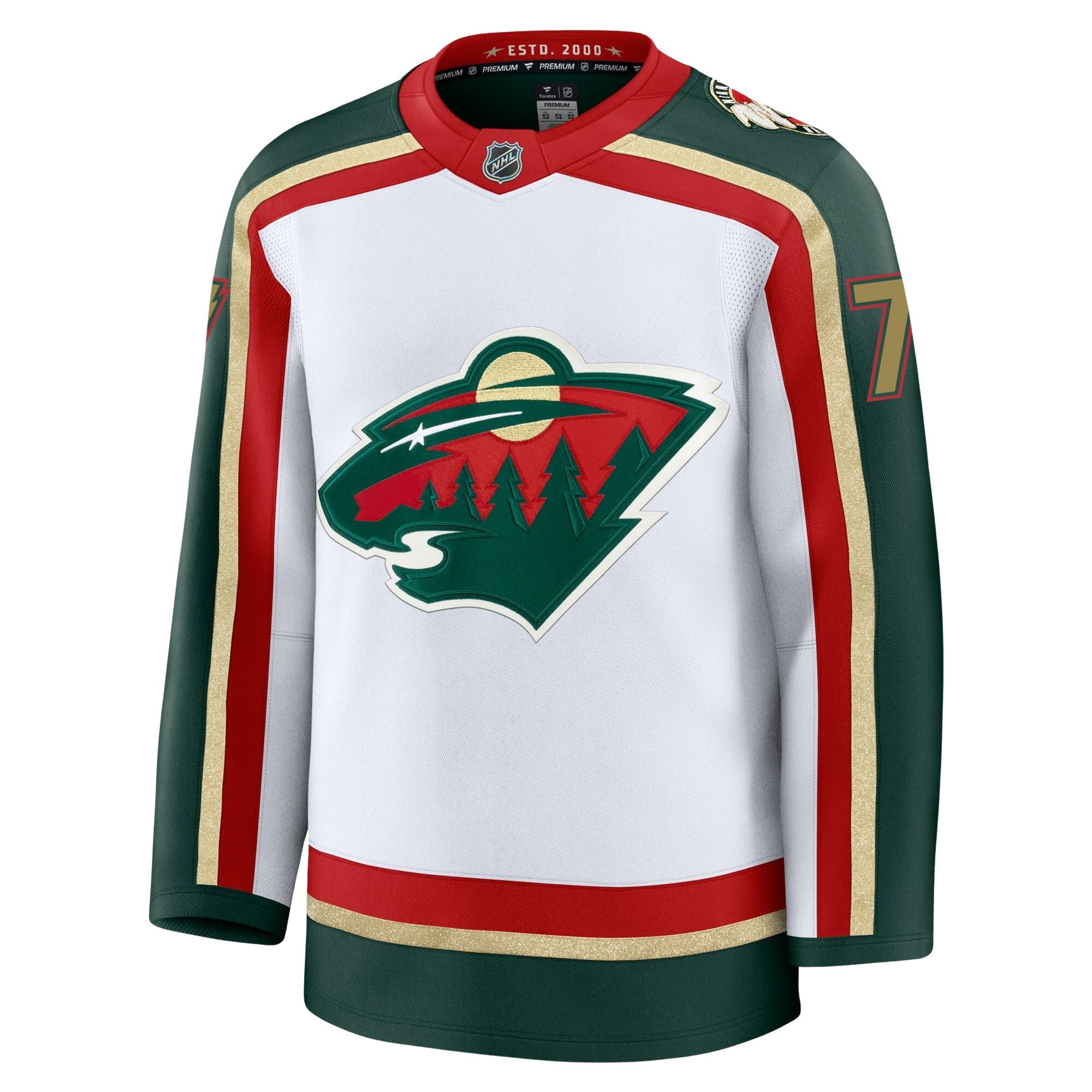 Brock Faber Minnesota Wild Fanatics Alternate Premium Jersey ...