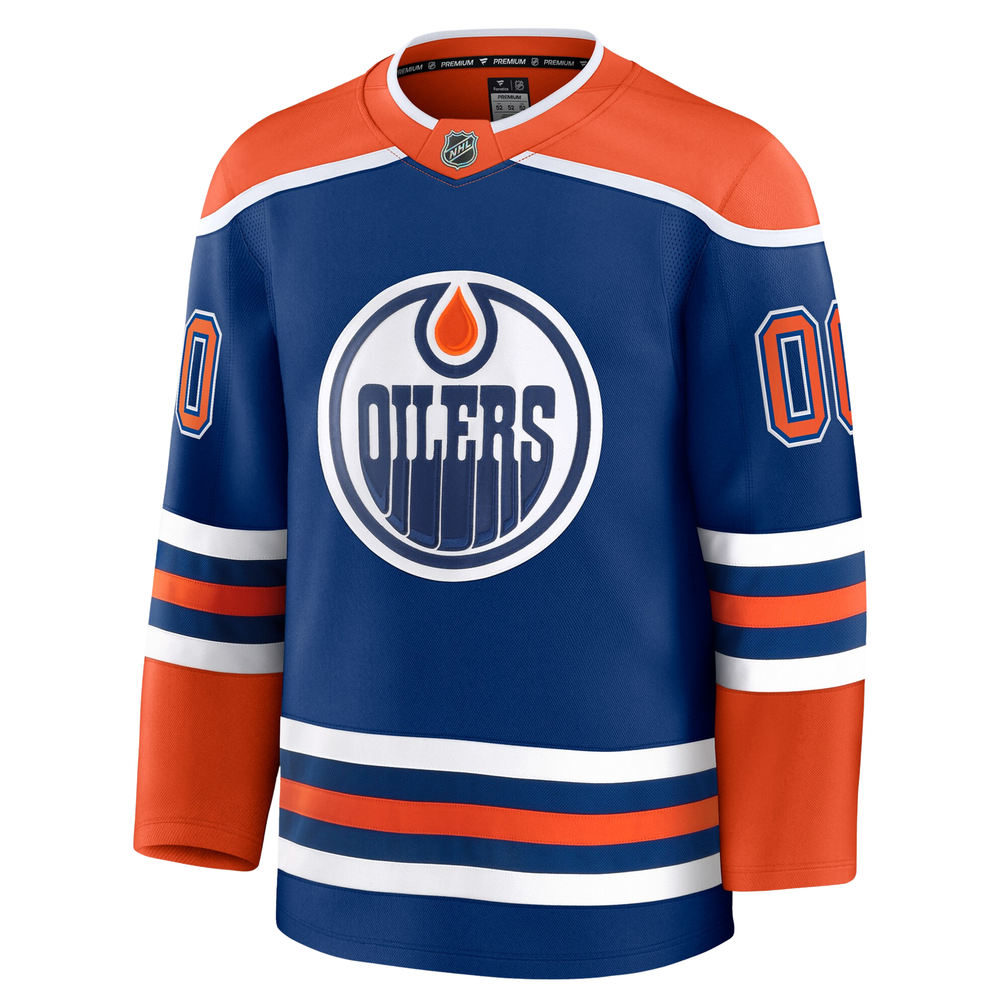 Customizable Edmonton Oilers 2024 Fanatics Premium Official NHL HOME J ...