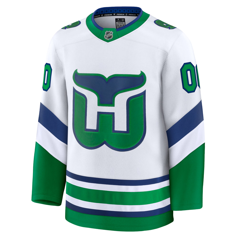 Customizable Carolina Hurricanes 2024 Fanatics Premium White Whalers J ...