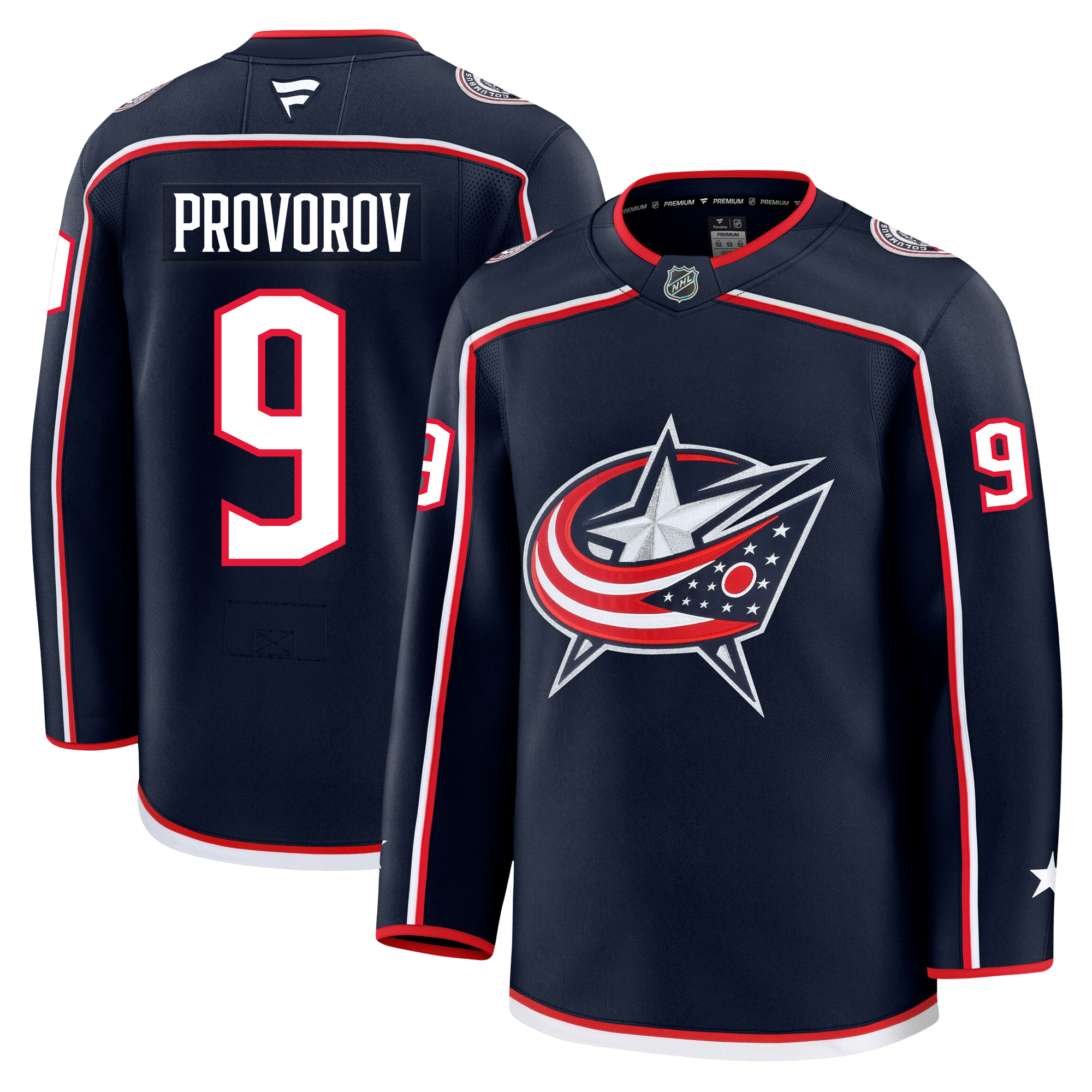 Ivan Provorov Columbus Blue Jackets Fanatics Premium Home Jersey ...