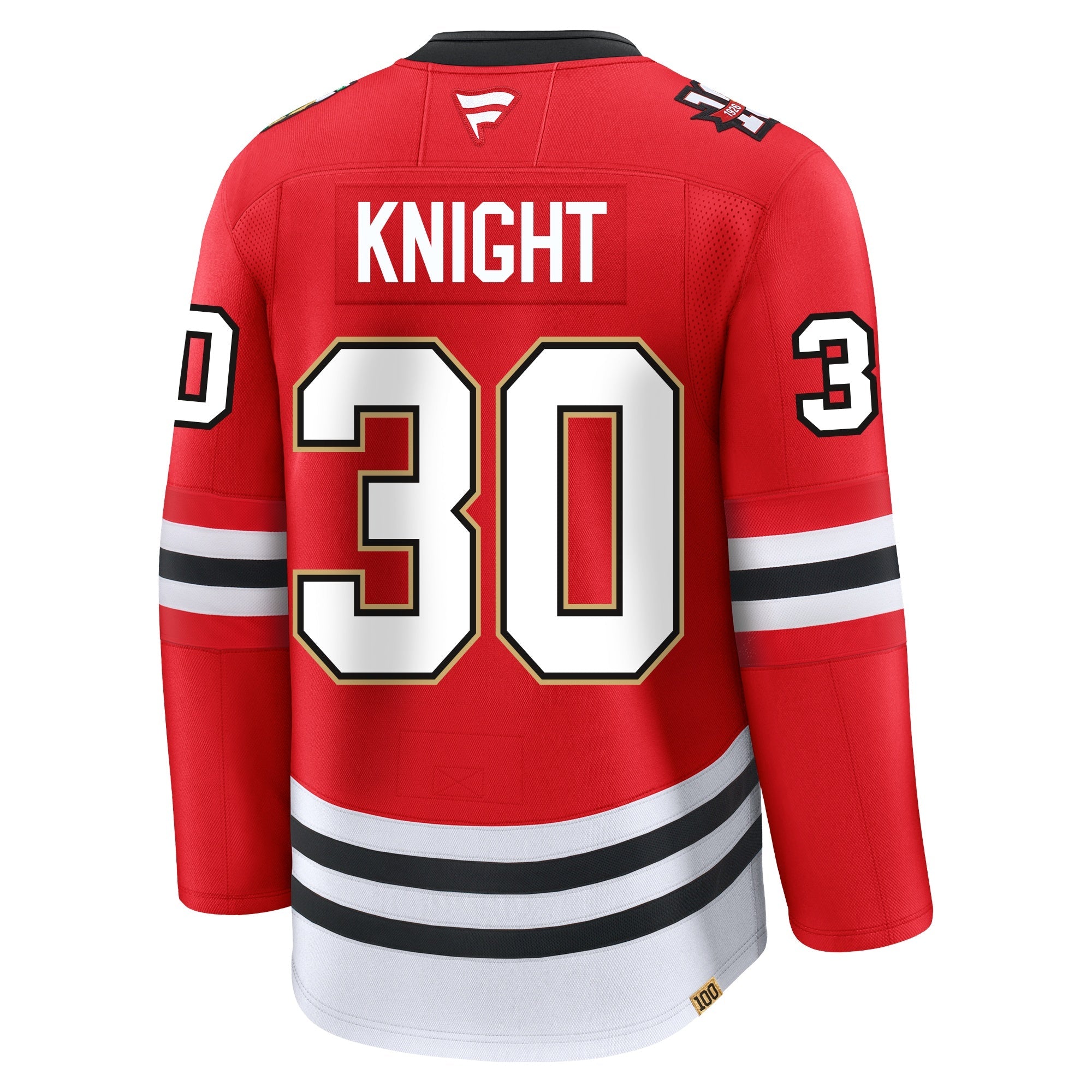 Spencer Knight Chicago Blackhawks Fanatics Centennial Premium Jersey ...