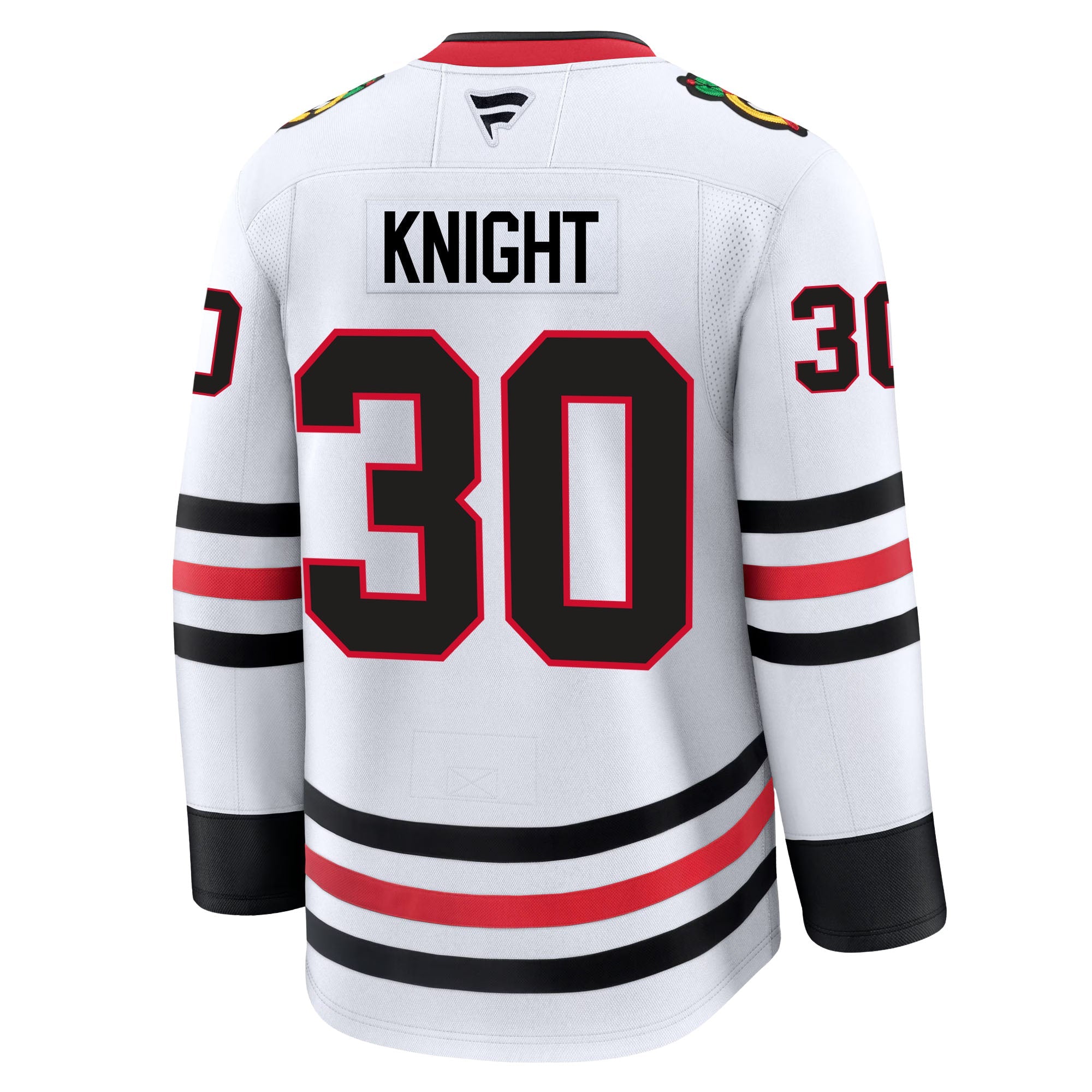 Spencer Knight Chicago Blackhawks Fanatics Premium Away Jersey ...